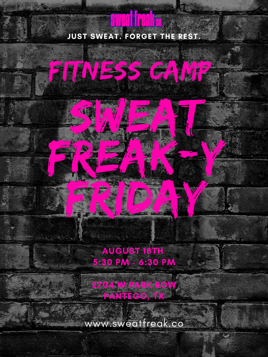 In-Person Boot Camp – Sweat Freak Co.